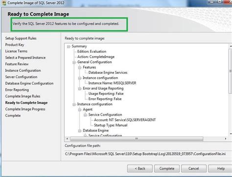 my ms sql experience install sql server 2012 using sysprep