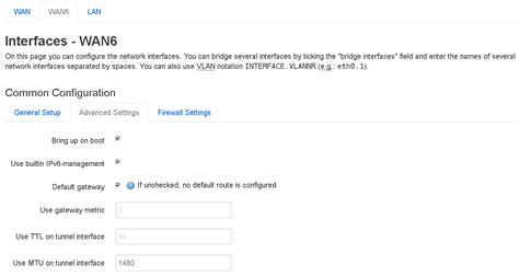 wan6 interface really needs use custom dns servers for ipv6
