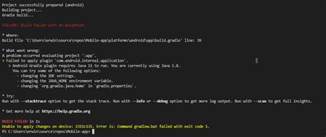 android app won t run with error app is not installed · issue 9768