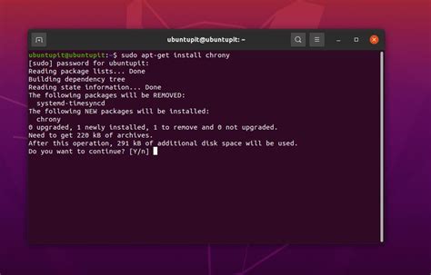 how to synchronize time with ntp in linux using chrony tool