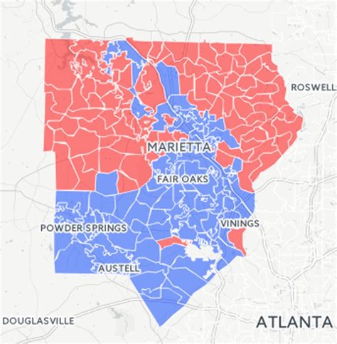 Clinton Won Cobb In State Loss Howd Your Neighbors Vote