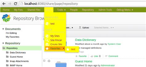 alfresco docs header tutorials