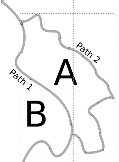 shapes inkscape how to create a polygon from several polylines