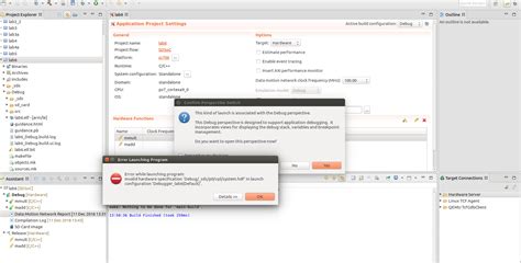 error while launching program lab 6 getting start tut · issue 15