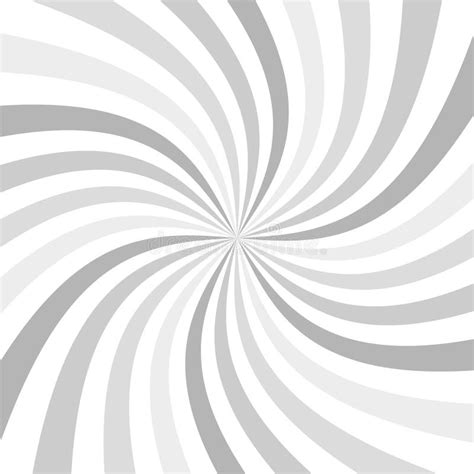 Light Grey Sunburst Swirl Background Sun Rays Stock Vector
