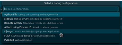 remote debugging a django project in vs code