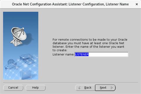 centos 7 oracle database 18c add oracle net listener