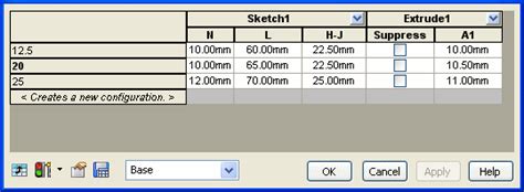 2015 solidworks help modify configurations