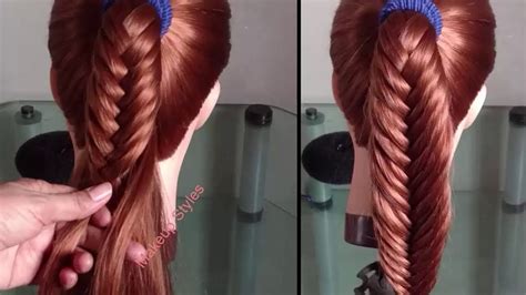Quick And Easy Braided Hairstyle How To Braid In A Very Simple And