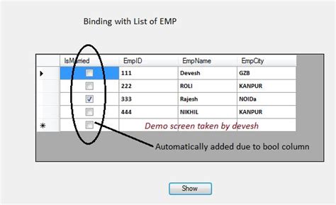 adding checkbox column in datagridview in c window forms