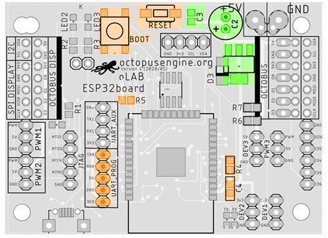 platine esp32 development board esp wroom 32 esp 32 30 pin doit layout