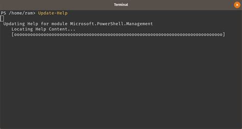 updating and using help powershell core for linux administrators cookbook