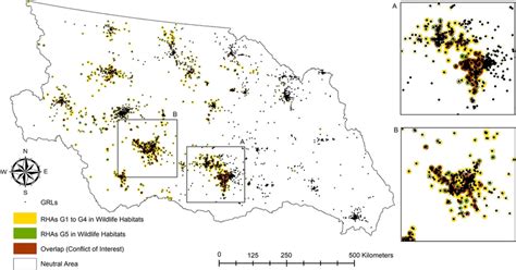 The Spatial Distribution Of Overlaps Between Human Activities Radius