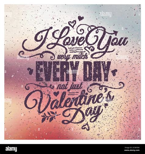Valentines Day Lettering Stock Vector Image And Art Alamy