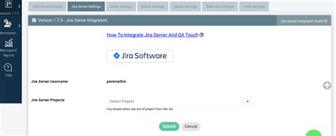 how to integrate jira server with qa touch qa touch