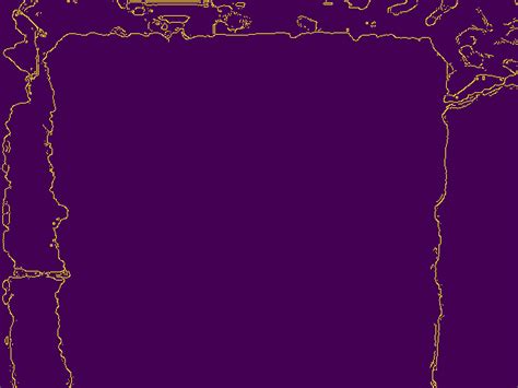 how to fit lines to edges and find the center point
