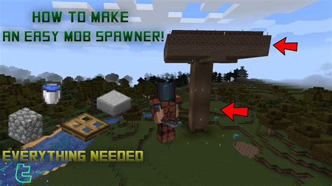 How To Build An Easy Mob Spawner Xp Grinder Minecraft Tips And