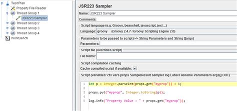 jmeter understanding the scope of variables and sharing