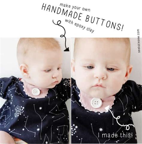 how to make homemade epoxy buttons see kate sew