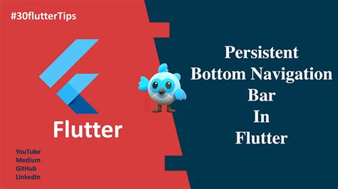 30 flutter tips ft30 persistent bottom navigation bar in flutter by