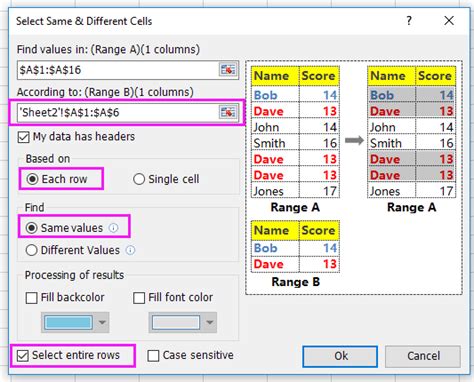 how to filter rows based on a list selection in another sheet
