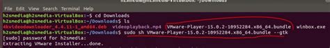 how to install vmware workstation player on ubuntu linux h2s media