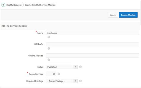 creating and using restful web service in application express 5 0