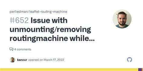 issue with unmounting removing routingmachine while routing in progress