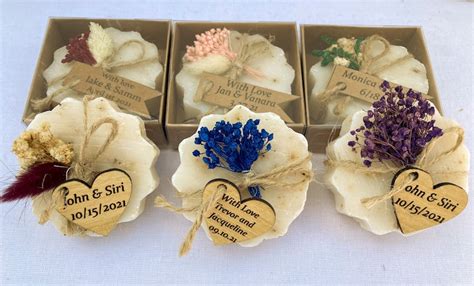 Handmade Soap Wedding Favors For Guests Bridal Shower Soap Etsy