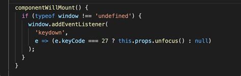how to add unit test for window keydown event in reactjs