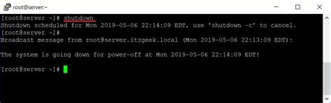 How To Use Linux Shutdown Poweroff And Reboot Command