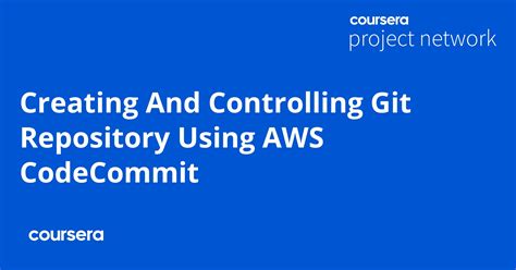 creating and controlling git repository using aws codecommit
