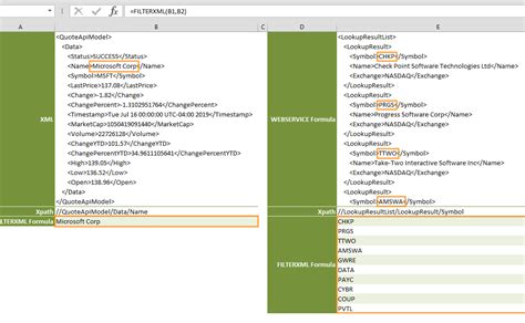 function filterxml