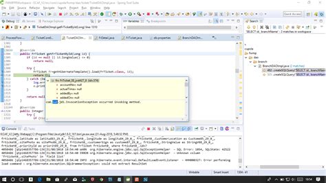 java invocationexception error from load method of