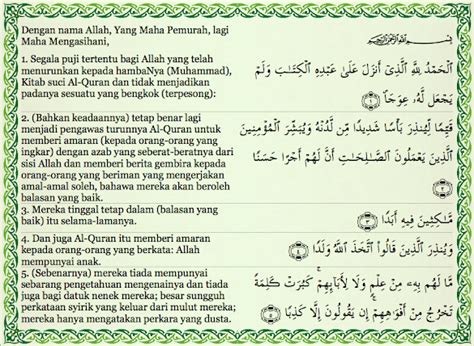 Inilah Surah Al Kahfi Beserta Latin Aashir Murottal Quran