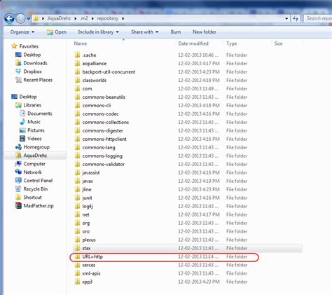 maven try to find invalid plugin content archive read only