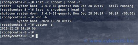 how to restart centos or rhel server safely