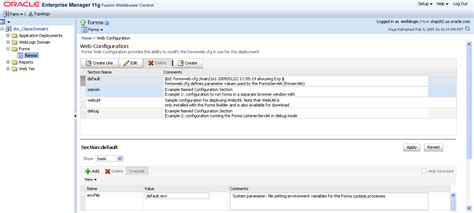 configuring and managing forms services