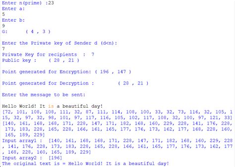 elliptic curve cryptography based secured messaging using python