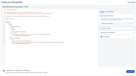 quick guide bitbucket pipelines on running selenium java tests