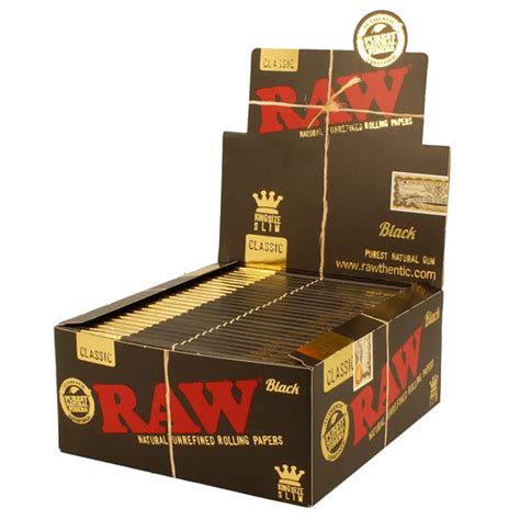 Raw Black Classic King Size Slim Papers