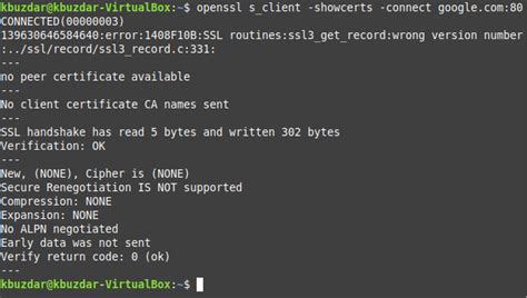 how to check ssl certificate in linux command line