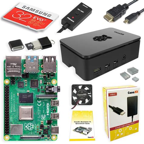 canakit raspberry pi 4 4gb starter pro kit 4gb ram