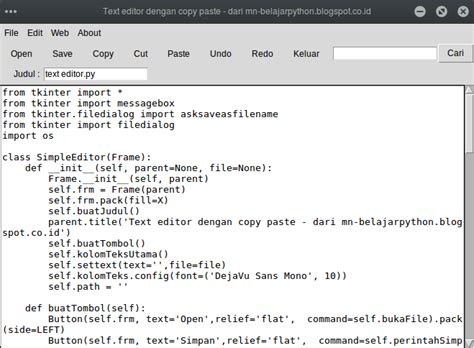 membuat aplikasi dengan python ~ belajar python