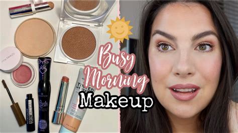 Light And Easy Makeup For Busy Mornings Youtube