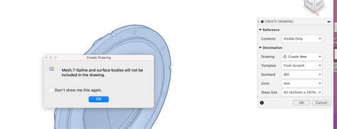 solved create drawing dialog non responsive autodesk community