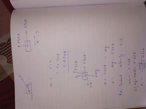 Calculate The Work Done In Pulling An Object With A Constant Force F As