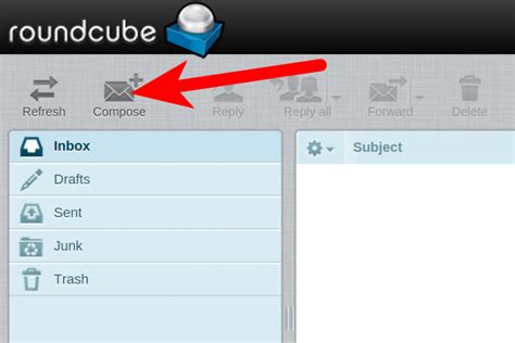 how to compose an email in roundcube inmotion hosting support center