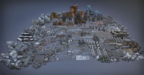 epic games、300万ドル相当のアセット7600個を収録した「infinity blade asset pack」をunreal