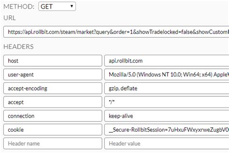 request returns 200 in python but an exact copy in node